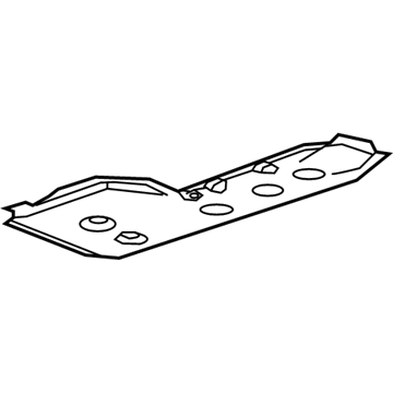 23390130 - Genuine GM Deflector Assembly, Underbody Front Air