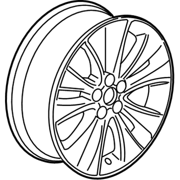 42424793 - Genuine GM Wheel Rim, Front & Rear
