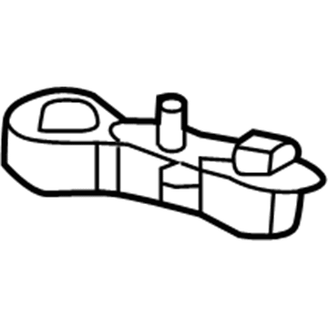 23210452 - Genuine GM Bracket, Rear Bumper Fascia