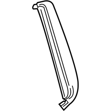84974247 - Genuine GM Applique Assembly, Rear S/D Wdo Frm Rr