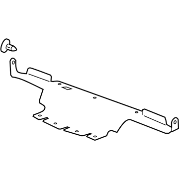 25874345 - Genuine GM Baffle Assembly, Radiator Air