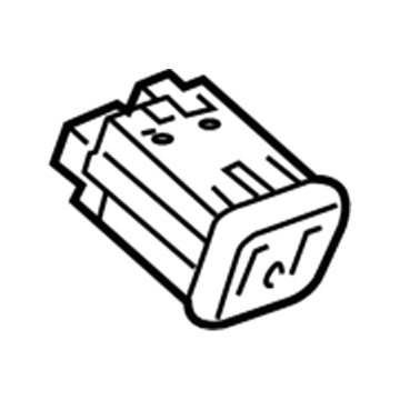 13536589 - Genuine GM Receptacle Assembly, Usb *Jet Black