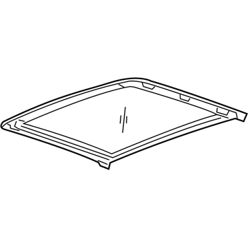 84374350 - Genuine GM Window Assembly, Sun Rf