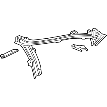 84448595 - Genuine GM Extension Assembly, Front End Upper Tie Bar
