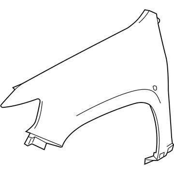 23373629 - Genuine GM Fender Assembly, Front (Rh)