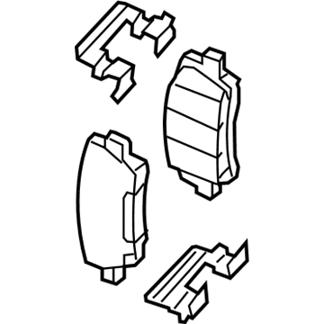 Cadillac ATS Brake Pad - Guaranteed Genuine Cadillac Parts