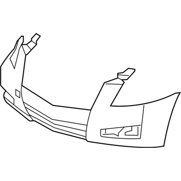 25793663 - Genuine GM Front Bumper Cover *Service Primer