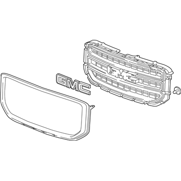 84722258 - Genuine GM Grille Assembly, Front Upr