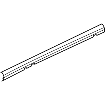 23478709 - Genuine GM Weatherstrip Assembly, Hood Side