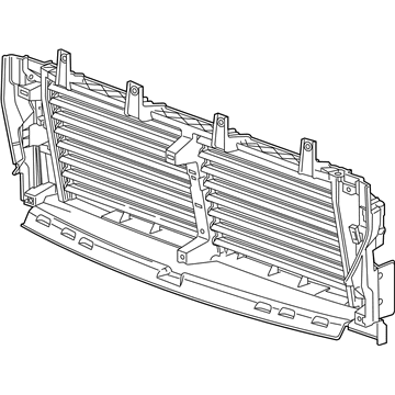 84641101 - Genuine GM Shutter Assembly, Front Bpr