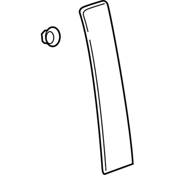 84945502 - Genuine GM Applique Assembly, Front S/D Wdo Frm Rr