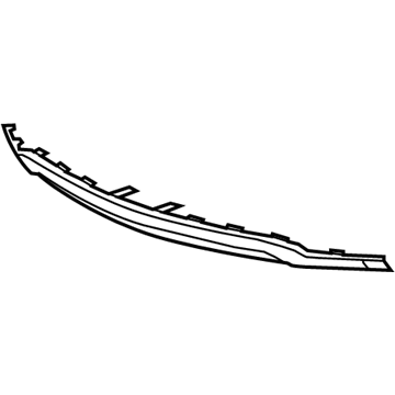 25829699 - Genuine GM Deflector, Front Bumper Fascia Air