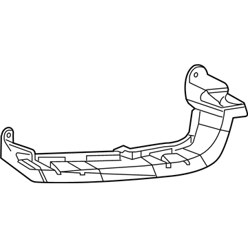 20809863 - Genuine GM Bracket Assembly, Rear Bumper Fascia