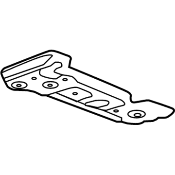 23314287 - Genuine GM Deflector Assembly, Underbody Rear Air