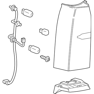 84467059 - Genuine GM Lamp Assembly, Rear Body Structure Stop