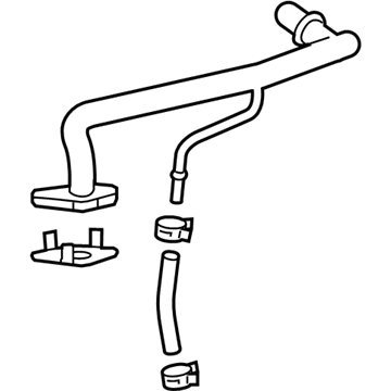 12656139 - Genuine GM Pipe Assembly, Thermostat Bypass