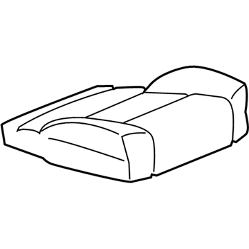 84549871 - Genuine GM Cover Assembly, F/Seat Cush *Black