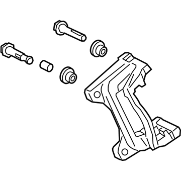 13595925 - Genuine GM Bracket Kit, Rear Brake Caliper