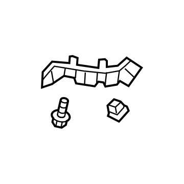 84449872 - Genuine GM Guide Assembly, Front Bpr Fascia