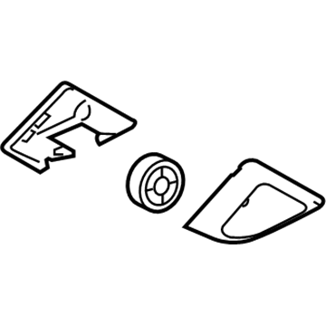 92247700 - Genuine GM Grille,Radio Front Side Door Upper Speaker