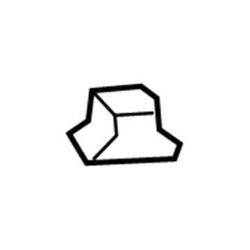 11549137 - Genuine GM Retainer,Rocker Panel Molding