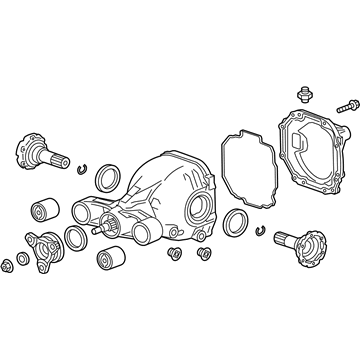 84110751 - Genuine GM Differential Carrier Assembly