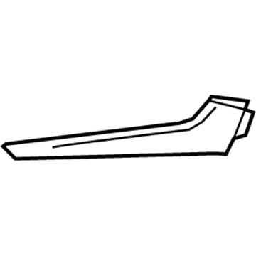 23478373 - Genuine GM Insert, Front Fog Lamp Opening