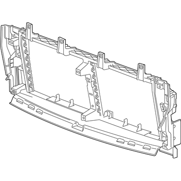 84554638 - Genuine GM Frame, Front Bpr Shutter