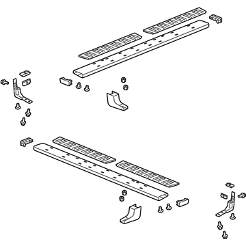 22905647 - Genuine GM Step Kit, Asst *Chrome)(Instn