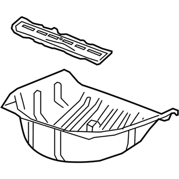 84031438 - Genuine GM Panel, Spare Wheel Well