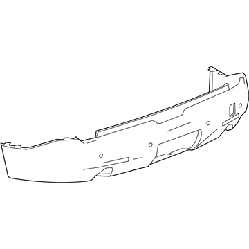 84434269 - Genuine GM Rear Bumper, Cover Lower