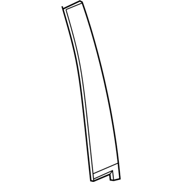 85107346 - Genuine GM Applique Assembly, Rear S/D Wdo Frm Frt