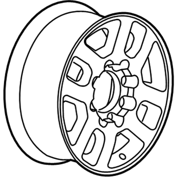 84397983 - Genuine GM Wheel, Front & Rr