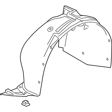 84182806 - Genuine GM Liner Assembly, Front Wheelhouse