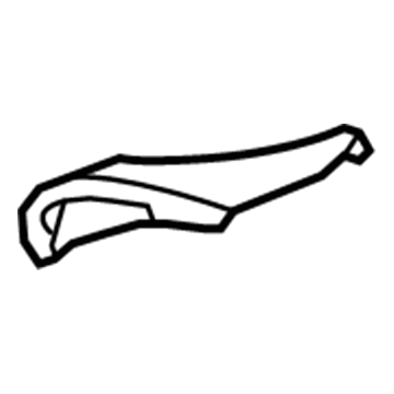 22776513 - Genuine GM Extension, Air Inlet Grille Panel Lh *Black