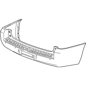 84560927 - Genuine GM Rear Bumper, Cover Upper *Serv Primer