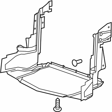 23362306 - Genuine GM Baffle Assembly, Radiator Air Lower
