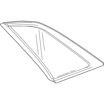 84817425 - Genuine GM Window Assembly, Qtr *Black