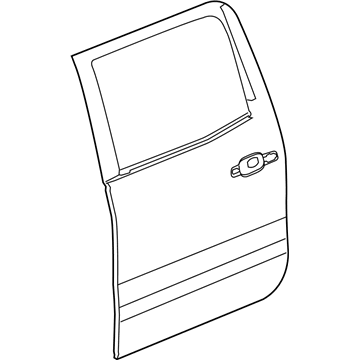 23104636 - Genuine GM Panel, Rear Side Door Outer (Lh)