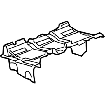 12639938 - Genuine GM Deflector, Crankshaft Oil