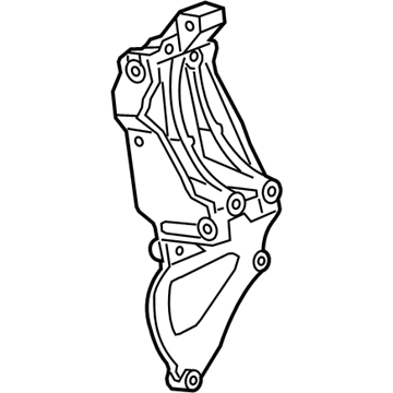 12649651 - Genuine GM Bracket, Generator & A/C Compressor