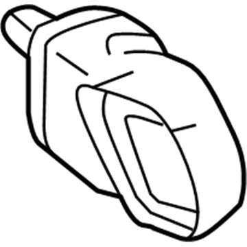 22885489 - Genuine GM Duct, Floor Front Air Outlet