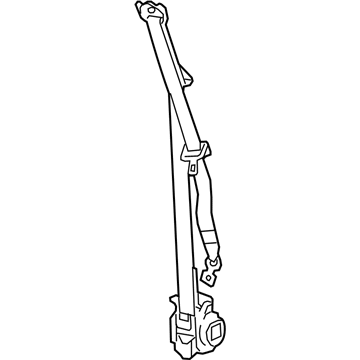 84494057 - Genuine GM Retractor Kit, F/Seat Belt *Cocoa