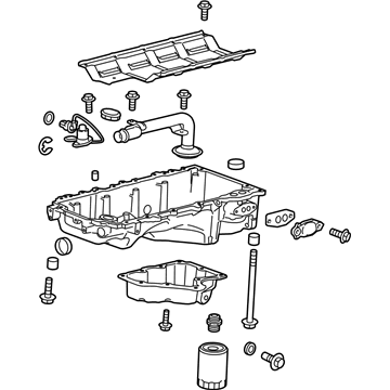 12684605 - Genuine GM Pan Assembly, Oil