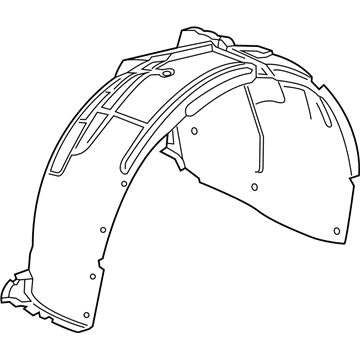 84364223 - Genuine GM Liner Assembly, Front Wheelhouse