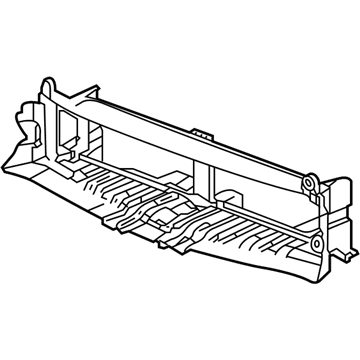 42644796 - Genuine GM Baffle, Rad Air Lwr