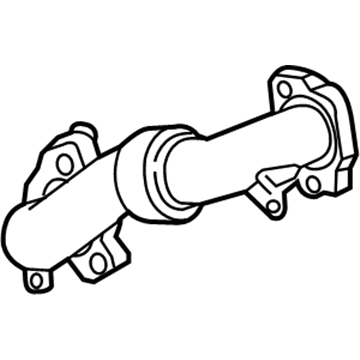 12688020 - Genuine GM Pipe Assembly, Exh Turbo Inl