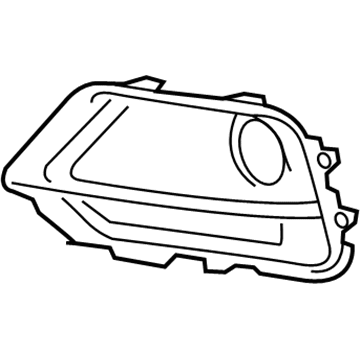 42537708 - Genuine GM Bezel, Front Fog Lamp