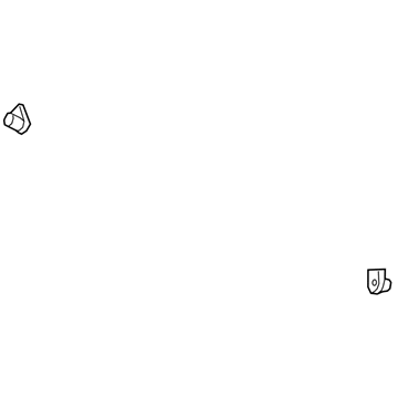 90589616 - Genuine GM Nut,Front Floor Rear Console *White