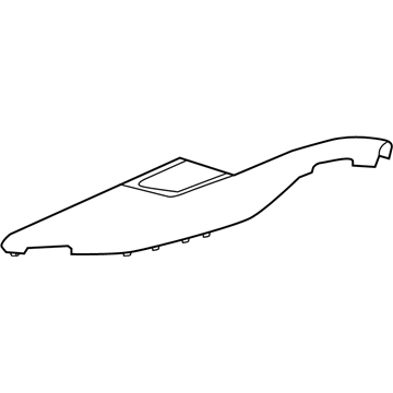 84397869 - Genuine GM Panel Assembly, Quarter Upper Trim *Black